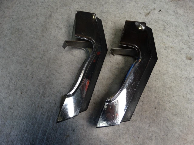 HOLDEN HQ FRONT Bumper Bar Over Riders X Pair Genuine Gmh $220.00 ...