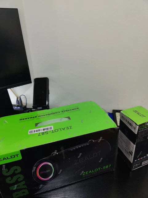 ZEALOT-S87 80 WATT- Max 100 Watt Premium Power Bluetooth Speaker RGB ...