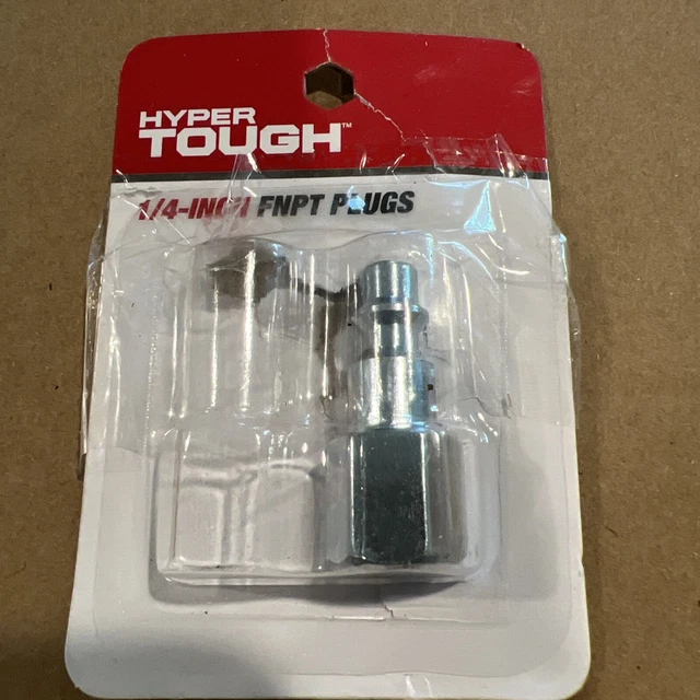 HYPER TOUGH 1/4-INCH FNPT QUICK-CONNECT COUPLER Female Air Tool ...