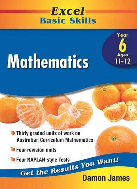 EXCEL BASIC SKILLS - Mathematics Year 6 by Damon James Paperback Book EUR 17,25 - PicClick FR