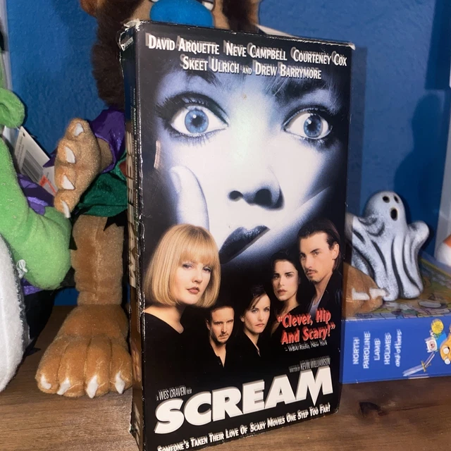 SCREAM VHS 1996 Horror Cult Classic Starring Drew Barrymore £12.31 ...
