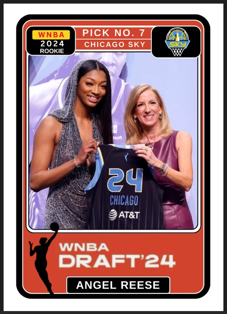 2024 ANGEL REESE Future Stars WNBA Draft Rookie Basketball Card Chicago ...