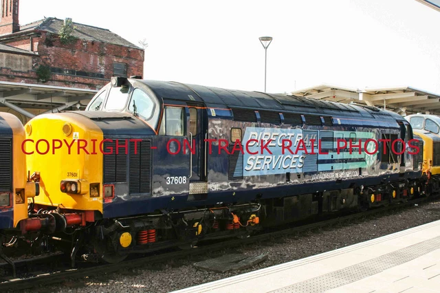 UK RAILWAY PHOTOGRAPH Of Class 37 37608. Rm37-1518 £1.70 - PicClick UK