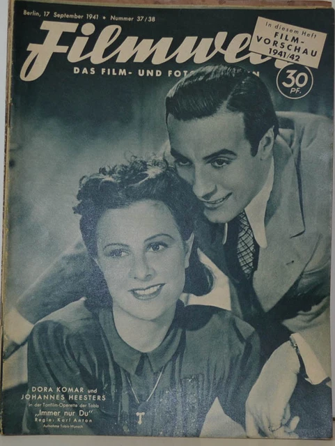 FILMWELT - DORA Komar Johannes Heesters - Immer Seulement Vous 37/38 ...
