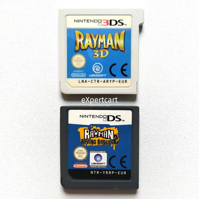 NINTENDO 3DS - Rayman 3D & Raving Rabbids 2 Bundle (DS) | European ...