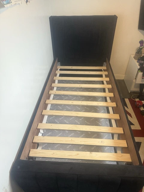 SINGLE TRUNDLE BED with Pull Out Mattress Underneath £52.70 - PicClick UK