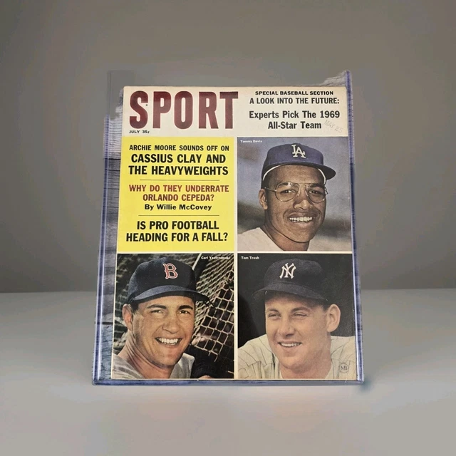 SPORT MAGAZINE JULY 1964 Baseball Carl Yastrzemski Boston MLB Vintage ...