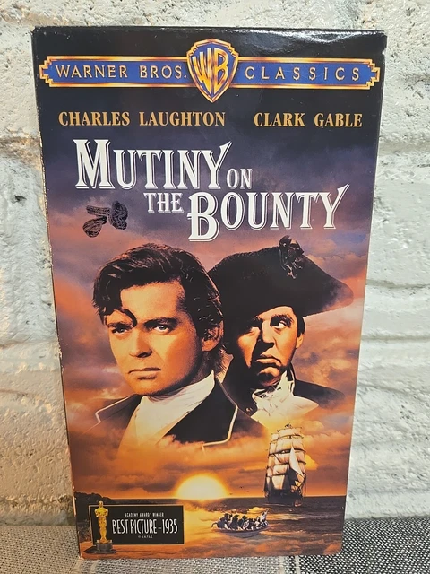 MUTINY ON THE Bounty VHS 1935 Charles Laughton Clark Gable $4.99 ...