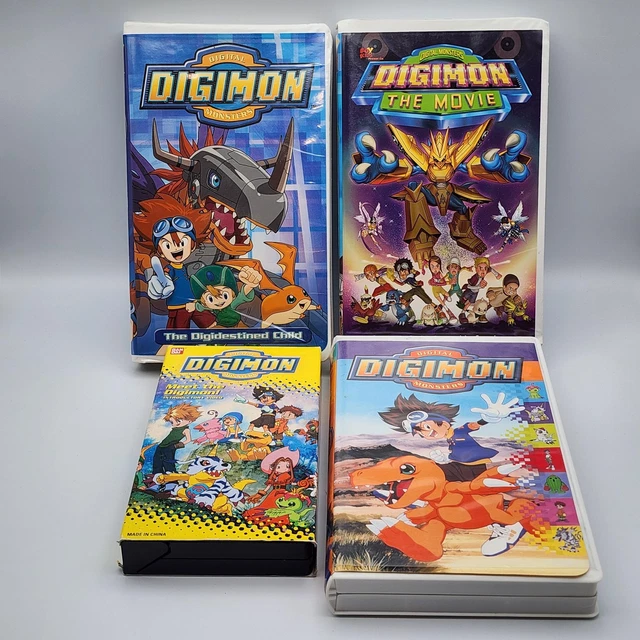 VINTAGE DIGIMON VHS Lot Movie Volume 1 Meet the Digimon Fox Kids Anime ...