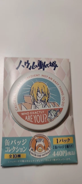 STUDIO GHIBLI MILK Cap Series Badge. Howl's Moving Castle (Howl) £8.95 ...