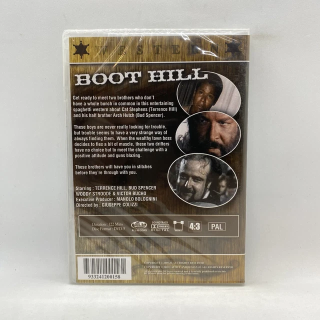 BOOT HILL DVD Region Free PAL Brand New Sealed Free Tracked Postage Hill Spencer $14.99 ...