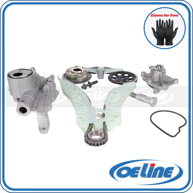 TIMING CHAIN KIT Oil Water Pump for 07-12 Mini Cooper 1.6L L4 DOHC ...