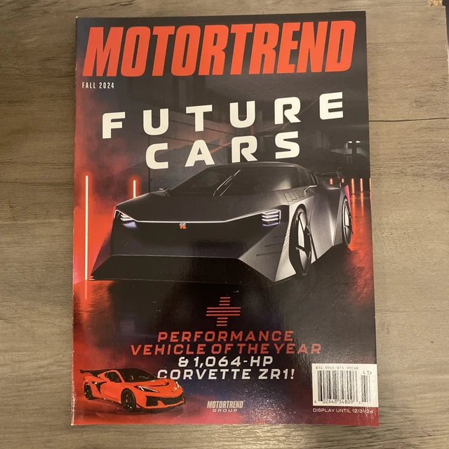MOTOR TREND MAGAZINE Fall 2024 Future Cars Performance Vehicle Of The ...