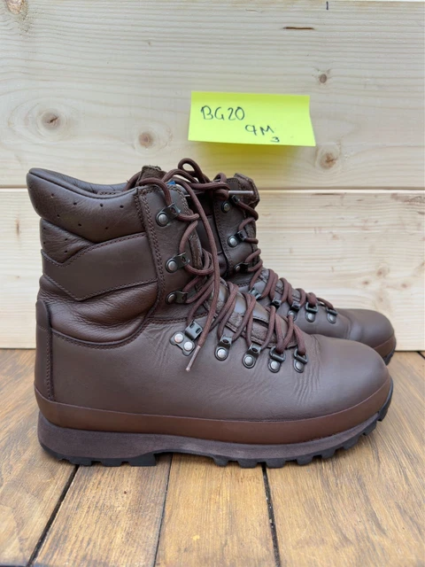 BRITISH ARMY ISSUE Altberg Brown Boots - Size 9M - GOOD GRADE 1 ...