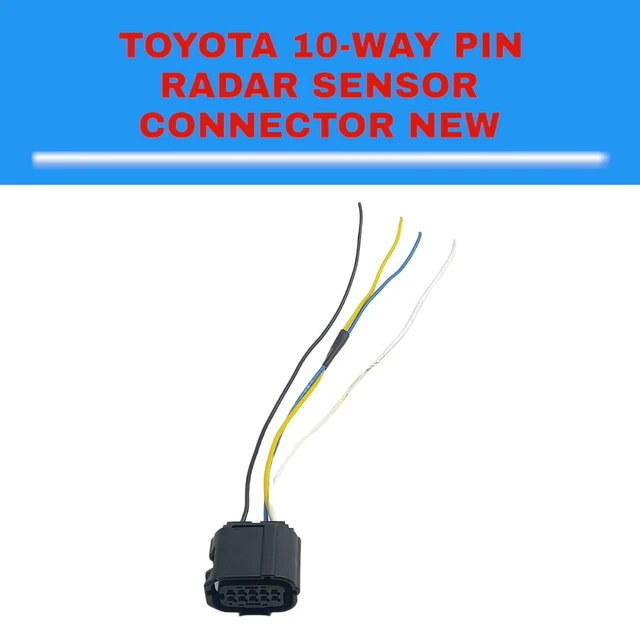 TOYOTA 10-WAY 10 Pin Radar Sensor Connector NEW 90980-12380 $39.00 ...