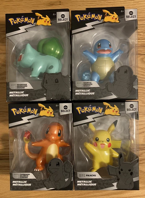 POKEMON SELECT METALLIC Series 1 Complete Set Of 4 Jazwares $60.00 ...