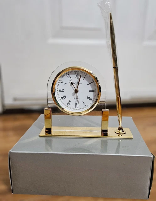 SETH THOMAS MODEL No 312 Clarity II Desk Set $34.99 - PicClick