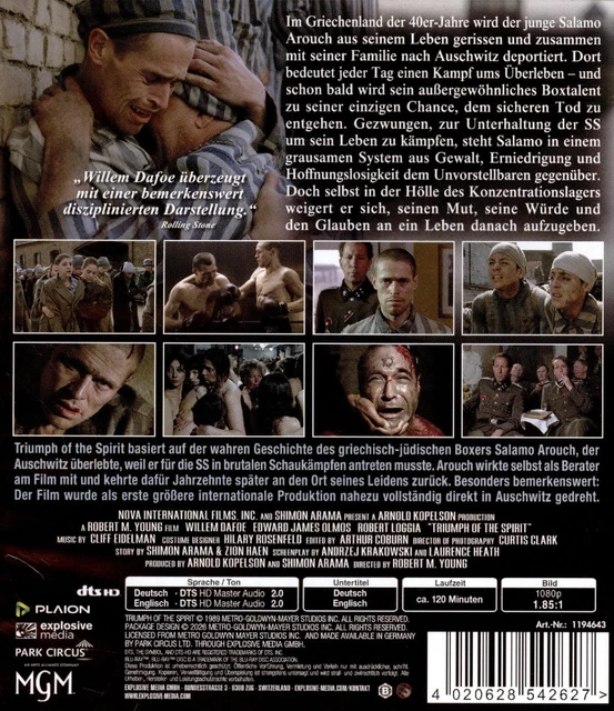 TRIUMPH DES GEISTES Willem Dafoe Edward James Olmos Robert M. Young EUR ...