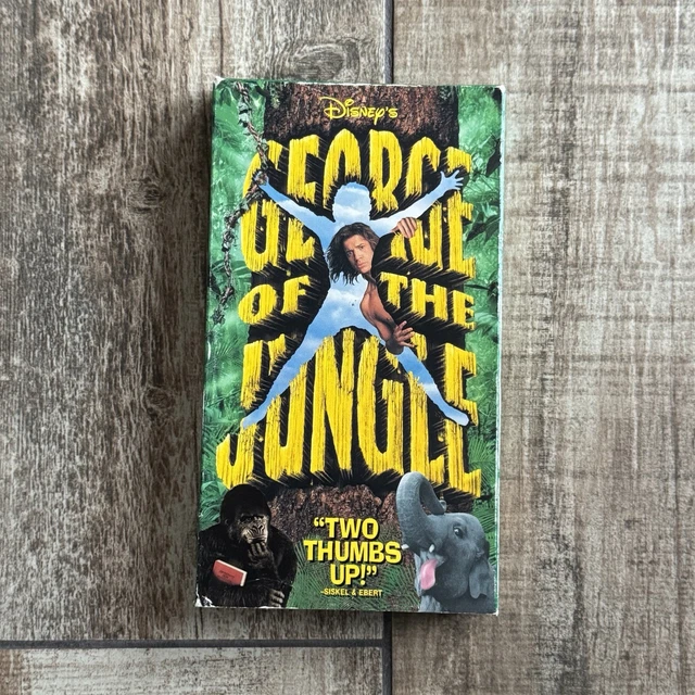 GEORGE OF THE Jungle VHS 1997 Disney Video Tape Vintage 90s Movie ...