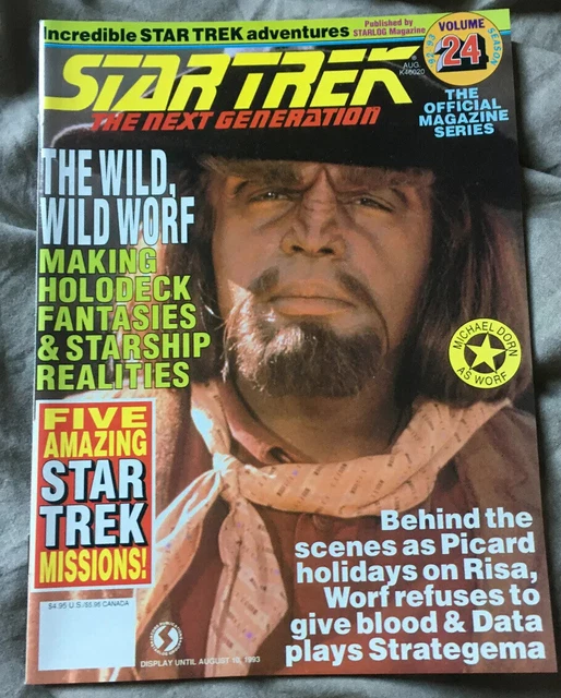 STAR TREK: THE Next Generation Official Magazine Series Vol.24 Starlog ...
