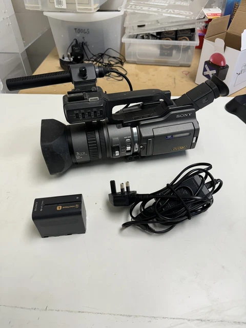 SONY DSR-PD150P MINI DV Camcorder with mains adaptor and battery £103. ...