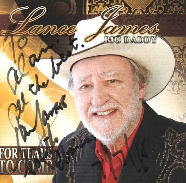 LANCE JAMES &BIG Daddy" - For Tears To Come (CD 2012) SIGNED; South ...