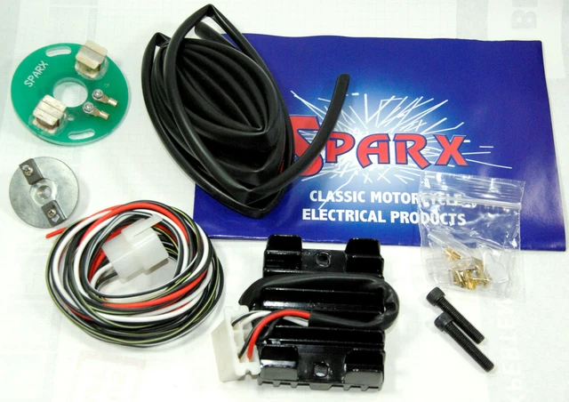 ELECTRONIC IGNITION SPARX Ignition BSA A65 Triumph T120 T140 TR7 TR6 ...