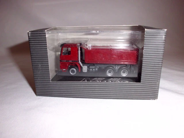 HERPA H0 1:87 Mercedes Actros LKW Kipplaster Kipper Laster Rot B 6 600 ...