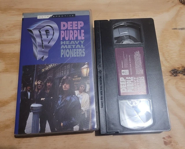 DEEP PURPLE HEAVY Metal Pioneers VHS Video Cassette Tape RARE 1991 ...