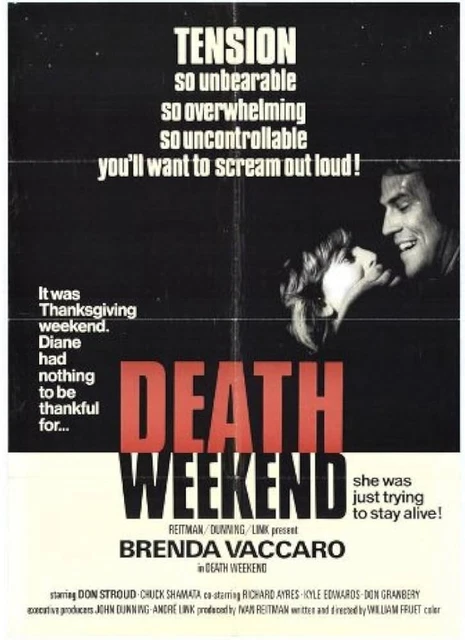 DEATH WEEKEND AKA THE HOUSE BY THE LAKE (1976) - Classic Horror ...