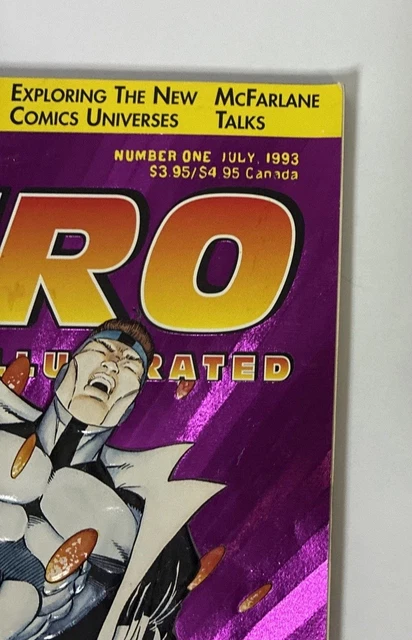 HERO ILLUSTRATED MAGAZINE Vol 1 No 1 July 1993 Marvel Comics £3.79 ...