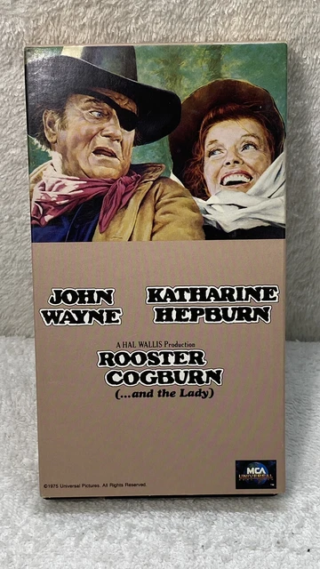 ROOSTER COGBURN (...AND the Lady) (VHS, 1999) John Wayne & Katharine ...