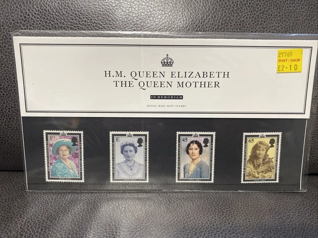 ROYAL MAIL STAMP Set - Hm Queen Mother In Memorium - Mint Condition £4. ...