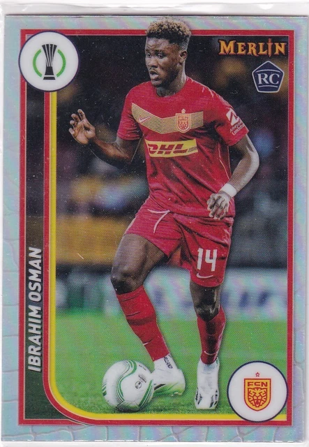 TOPPS 2024 MERLIN Cromo Champions League N º 52 Ibrahim Osman Rookie ...