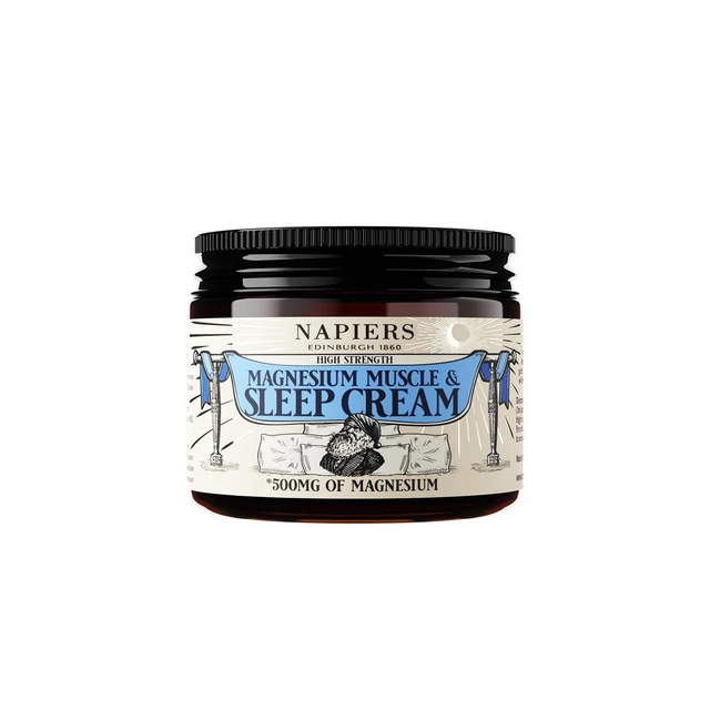 NAPIERS HIGH-STRENGTH MAGNESIUM Muscle & Sleep Cream - 500mg Zechstein ...