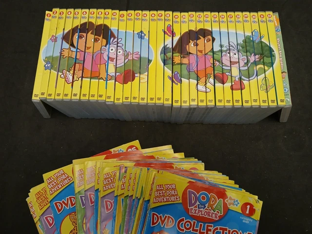 DORA THE EXPLORER 32 DVD Collection only 15 & 24 missing plus all 32 ...