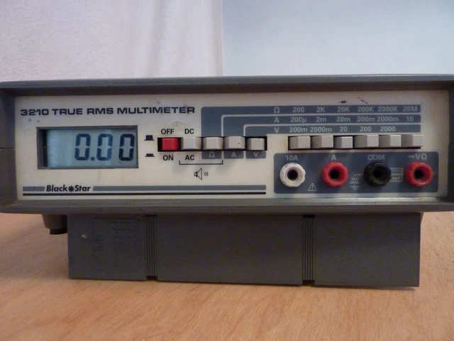 HAM RADIO BLACK Star True RMS multimeter for spares or repair £15.00 ...