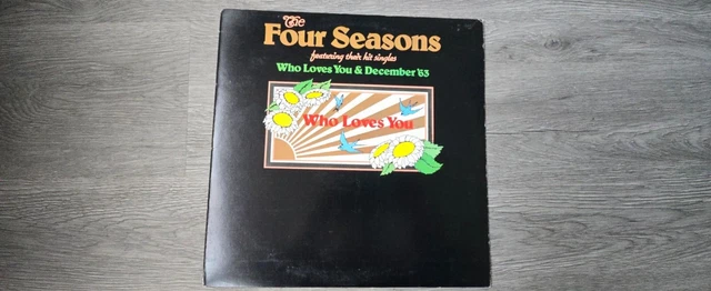 THE FOUR SEASONS. Who Loves You. Original 1975 Vinyl LP Record. EX/EX £ ...