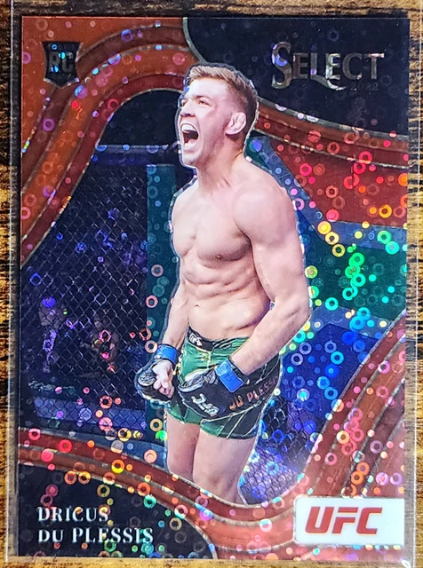 2022 SELECT UFC Dricus Du Plessis Red Disco RC/99 SP Octagonside #242 🙂 ...