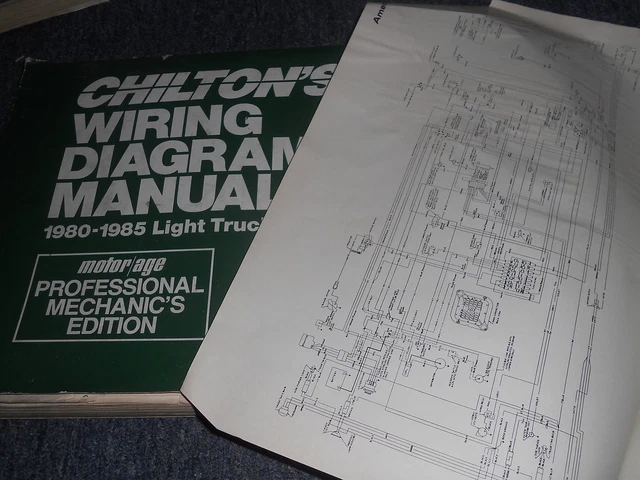 1984 FORD RANGER Oversized Wiring Diagrams Manual Schematics Sheets Set ...