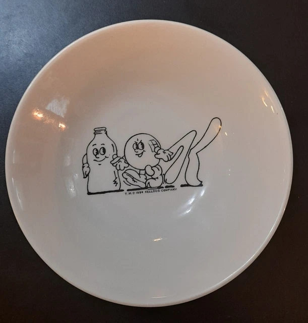 KELLOGG'S RUMBLETUMS SPECIAL K Cereal Bowl Vintage 1984 Collectable ...