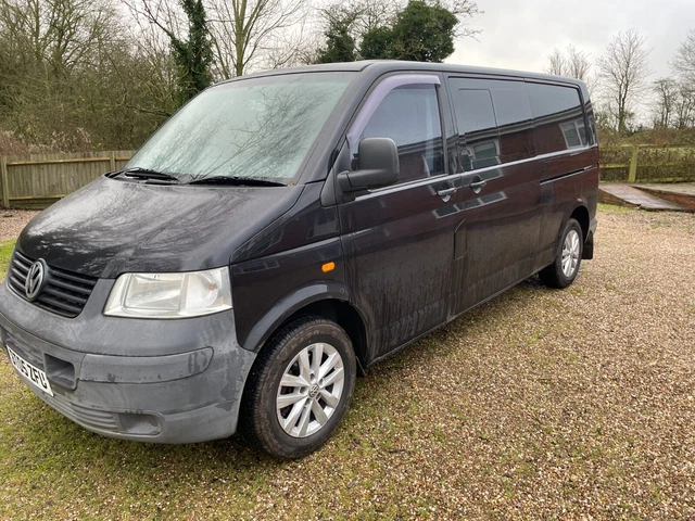 VW TRANSPORTER 2.5LT Long Wheel Base Kombi Panel Van..5 Seater, Fsh ...