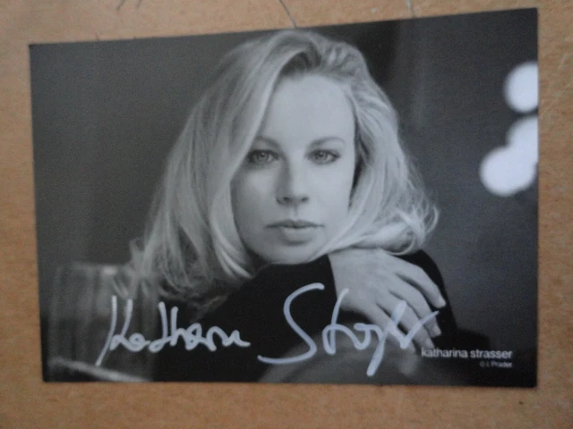 AUTOGRAMM KATHARINA STRASSER Österreich Tv Kino Schauspielerin Moderatorin EUR 1,00 - PicClick DE