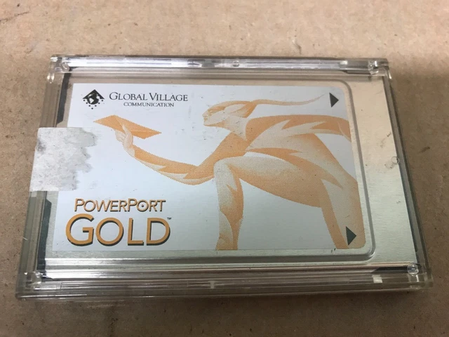 MODEM CARTE PC Global Village PowerPort Gold PCMCIA pour ordinateurs ...