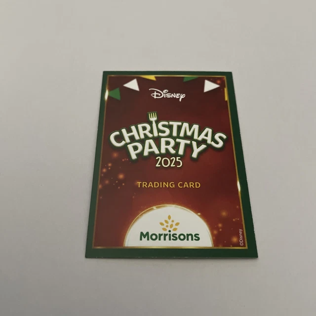 MORRISONS DISNEY CHRISTMAS Party 2025 Trading Card Stitch - Shiny £4.91 ...