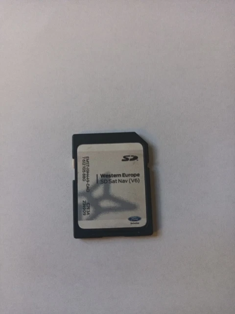 GENUINE FORD SD Sat Nav Card Western Europe UK (V6) £15.00 - PicClick UK
