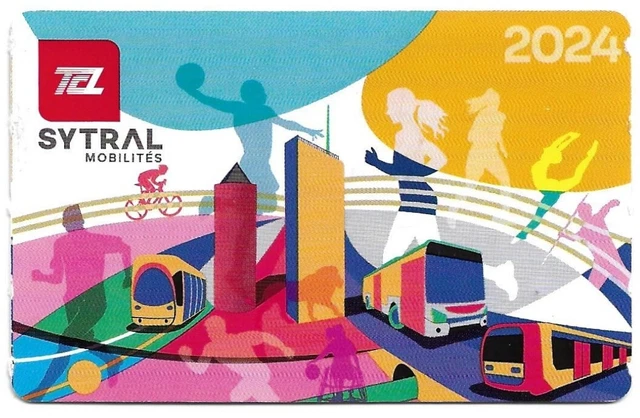 TICKET SANS CONTACT collector bus métro tramway funiculaire TCL Lyon ...