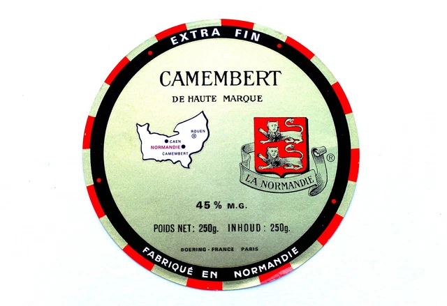 ANCIENNE ETIQUETTE BOITE Fromage, Camembert De Haute Marque - La ...