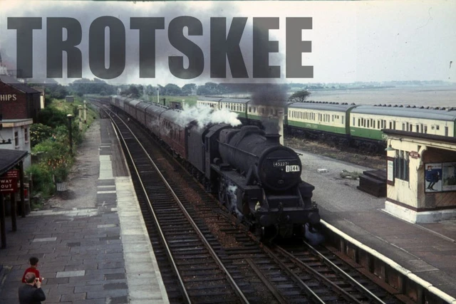 35MM SLIDE BR British Railways Steam Loco Class 5MT 45227 Hest Bank ...