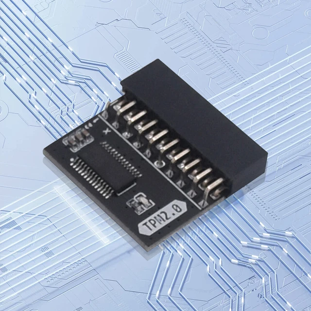 LPC 20 PIN Mainboard Card TPM 2.0 Encryption Security Module for ...